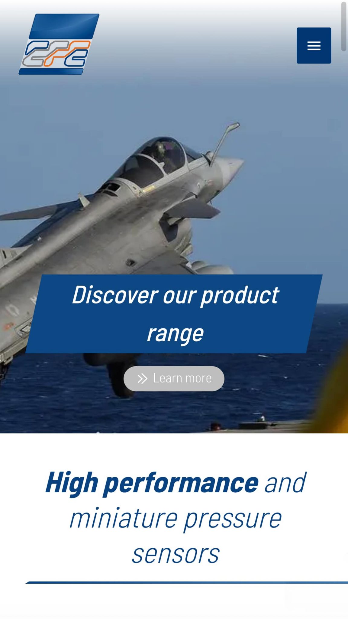 Refonte du site internet EFE, spécialisé dans la mesure de haute ...